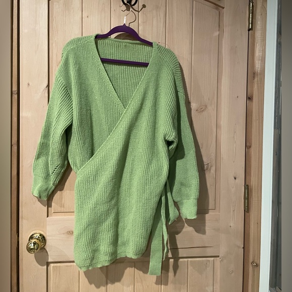 SHEIN | Sweaters | Shein Curve 3x Drop Sleeve Wrap Around ...